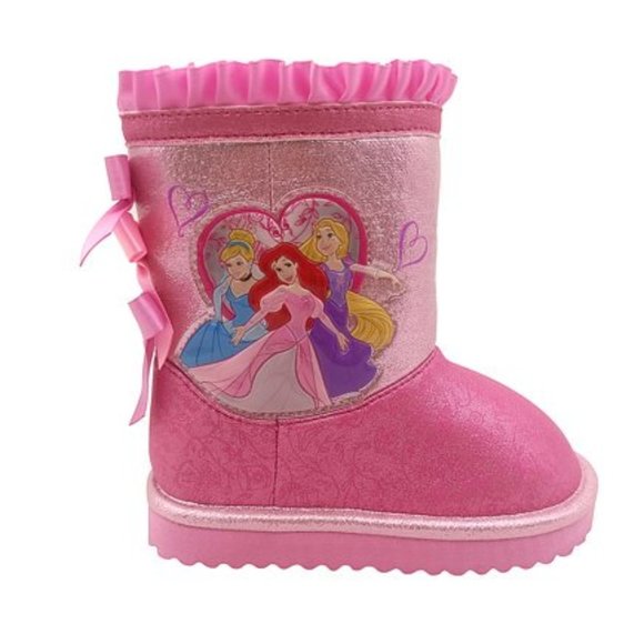Disney | Shoes | Disney Princess Cold Weather Boots Size 8 Ariel ...